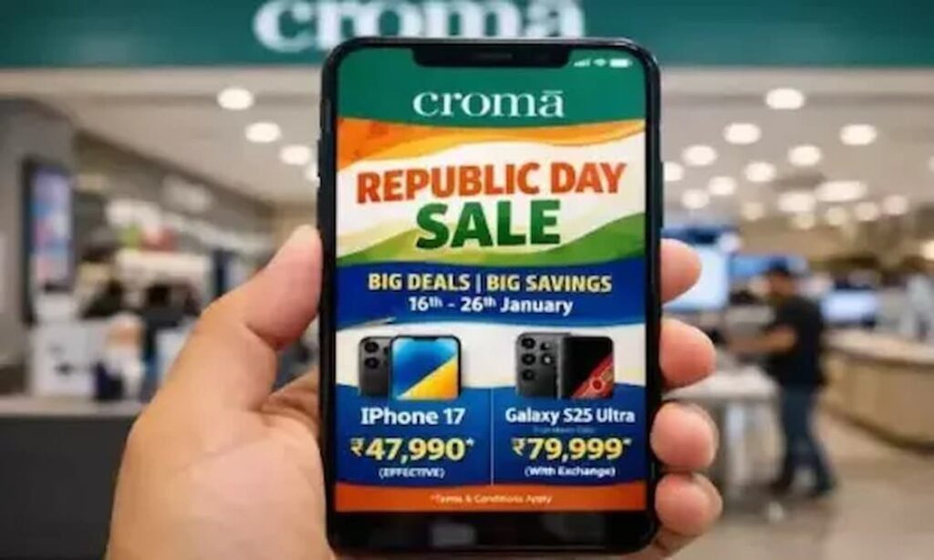Free AirPods with iPhone 17 Pro in Croma Sale - IndiaWorld